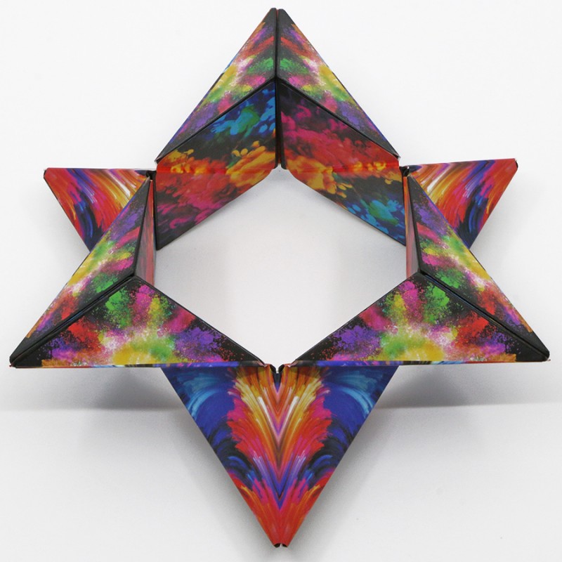 Magnetic Infinity Cube Muster Purple Sky