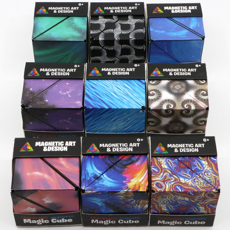 Magnetic Infinity Cube Muster Purple Sky